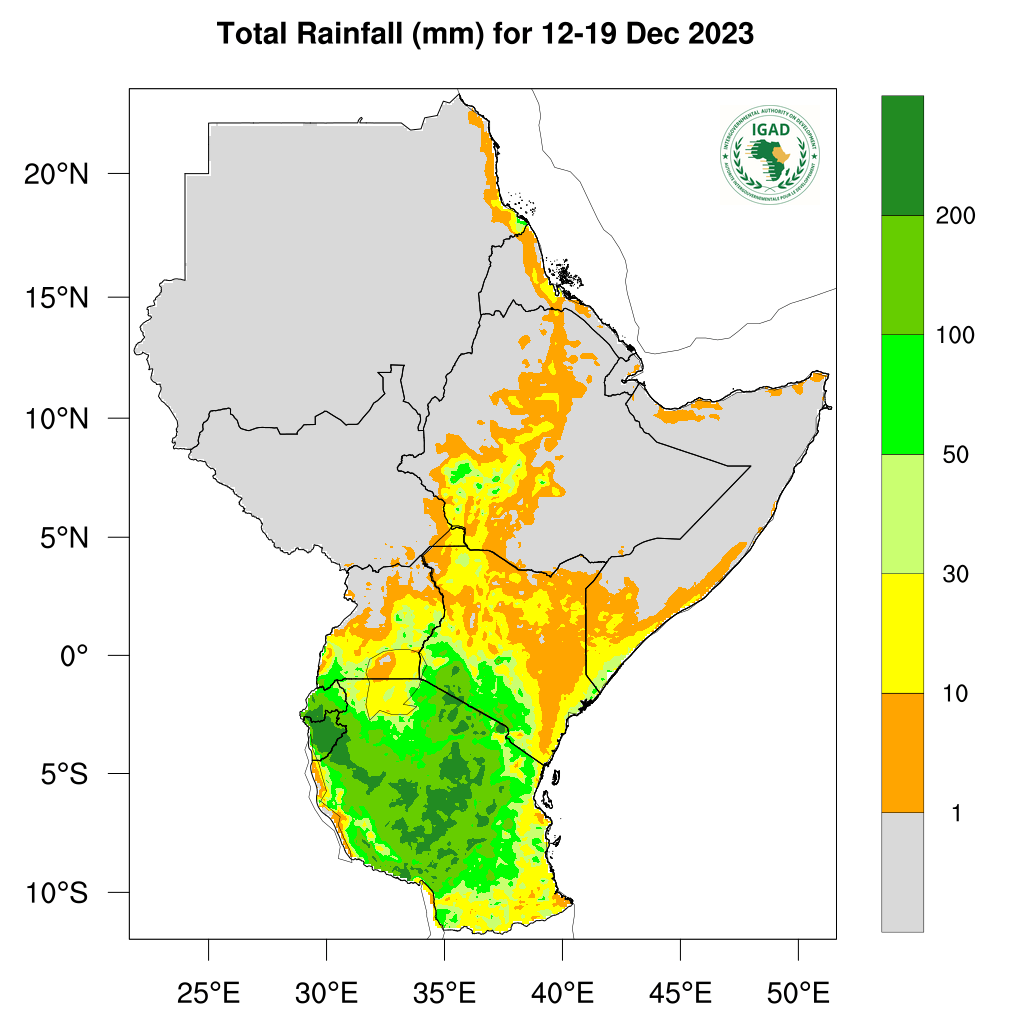Heavy Rainfall Forecasted for Central Tanzania, Burundi, Southern ...